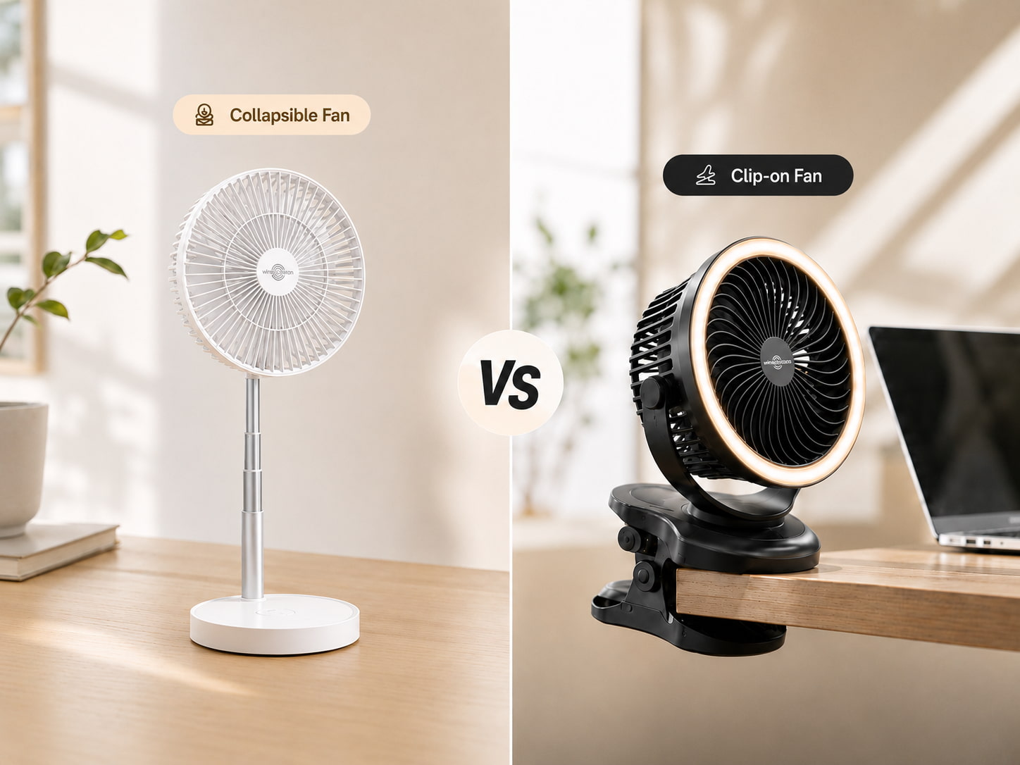 Collapsible Fan vs Clip-on Fan: Which One Is Right for You?